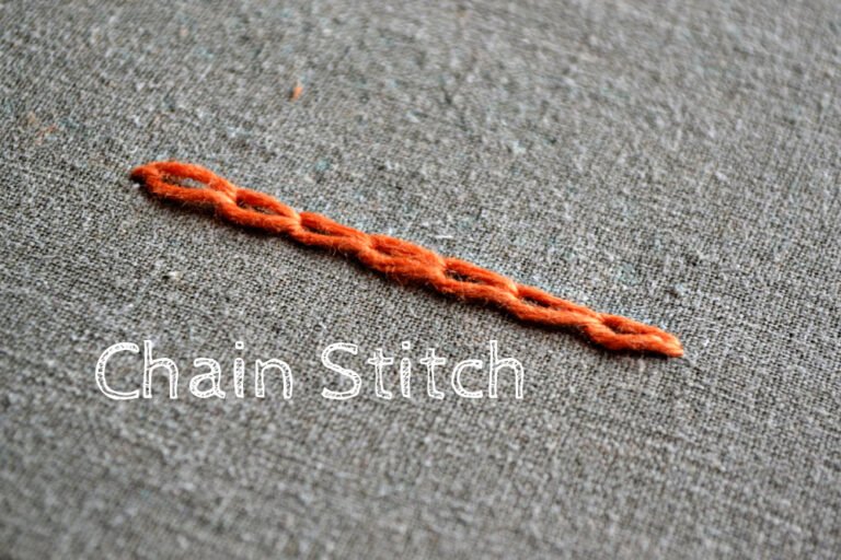 How to Chain Stitch Embroidery: Step-by-Step Guide